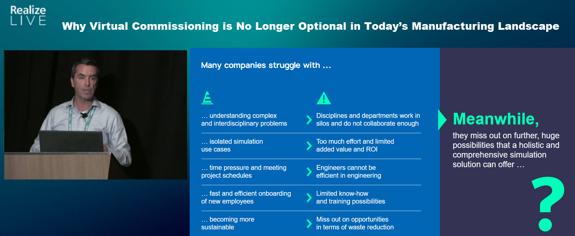 Virtual Commissioning in Modern Manufacturing | Realize Live